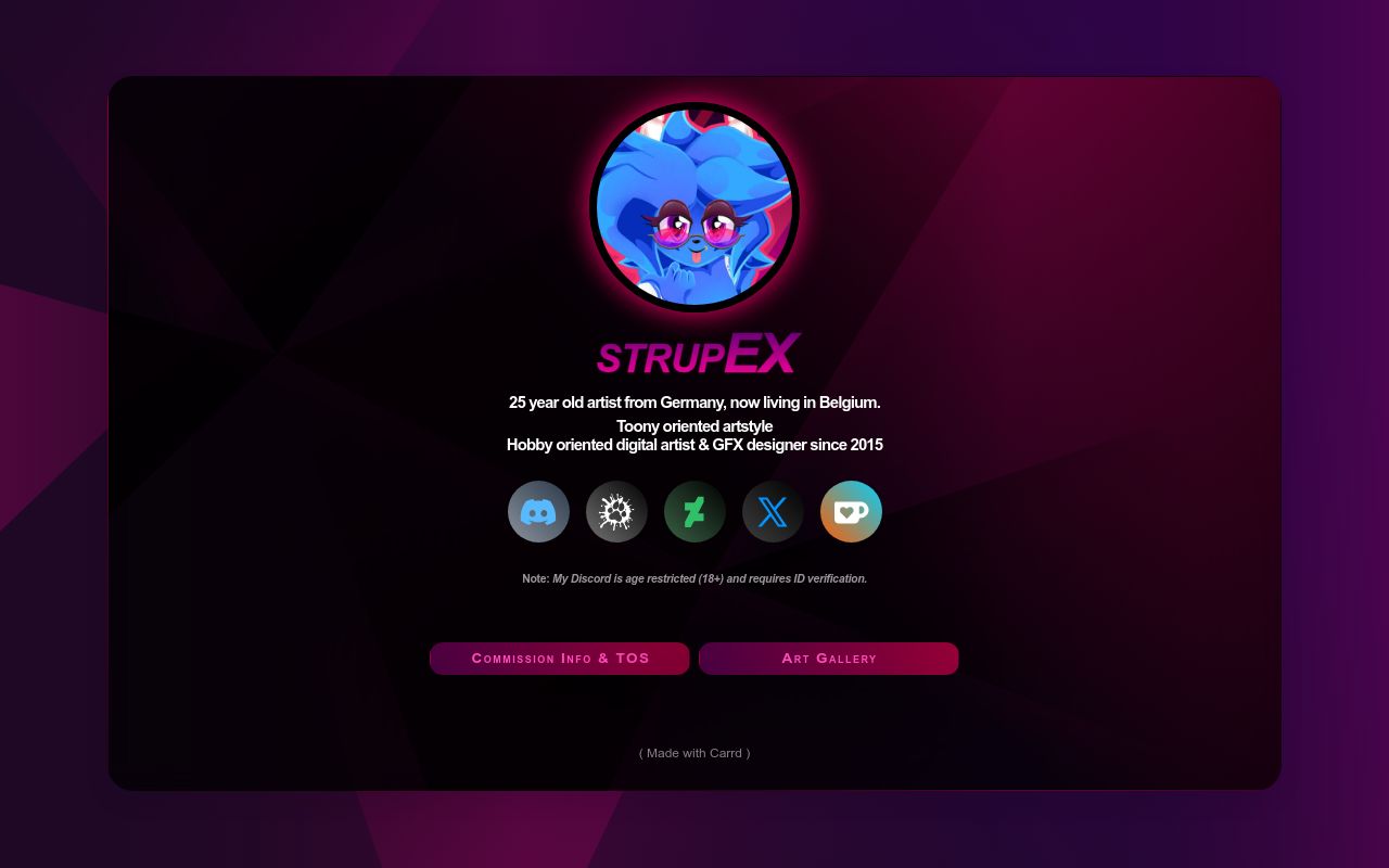 Homepage [strupex-homepage.carrd.co]